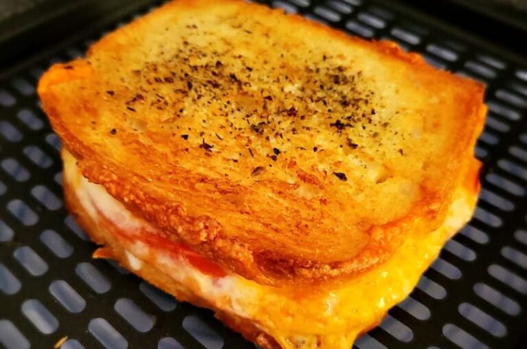 Air Fryer Grilled Ham and Cheese - Foodie