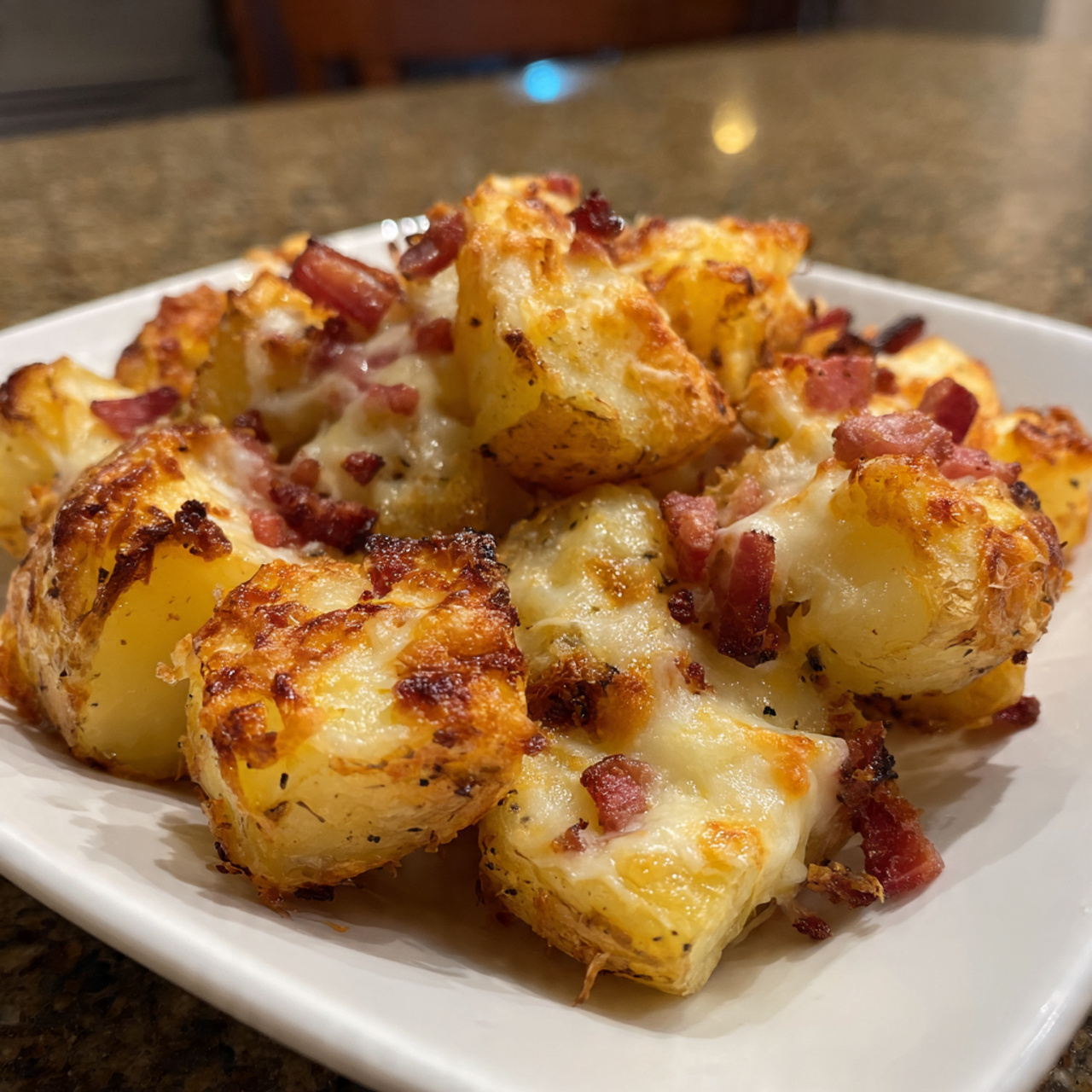 Air Fryer Cheesy Bacon Potatoes (Crispy, Comforting & Easy) - Foodie